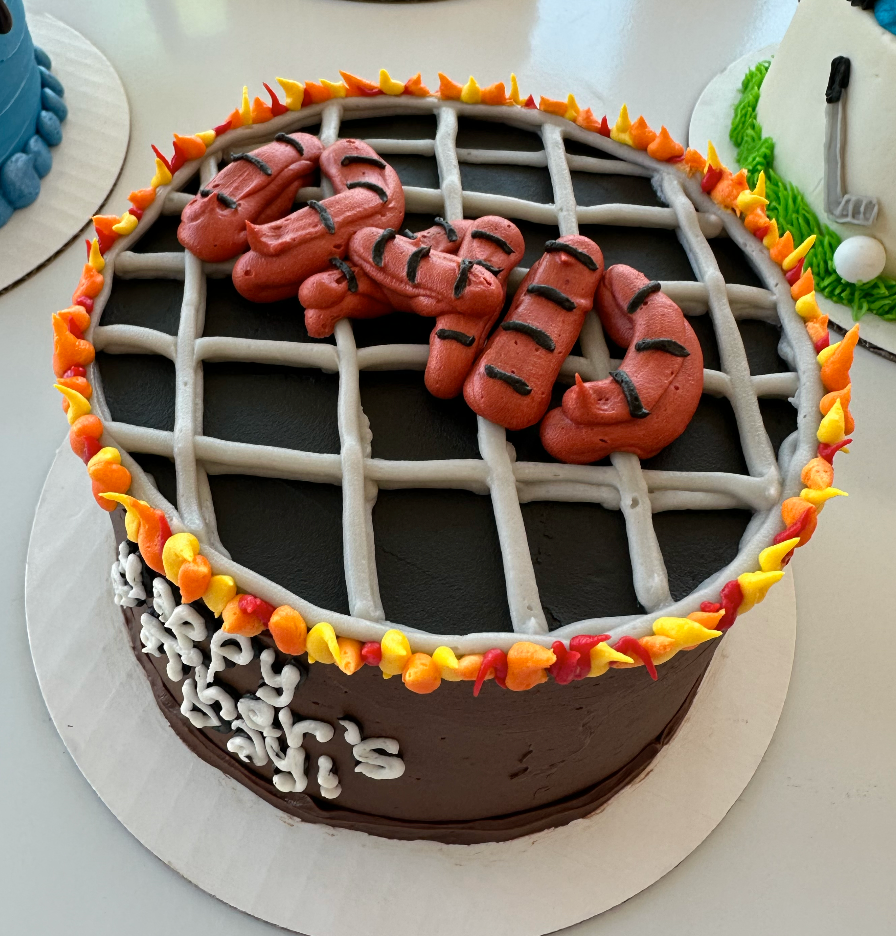 Father's Day Grill Cake | Miggy's Bakes