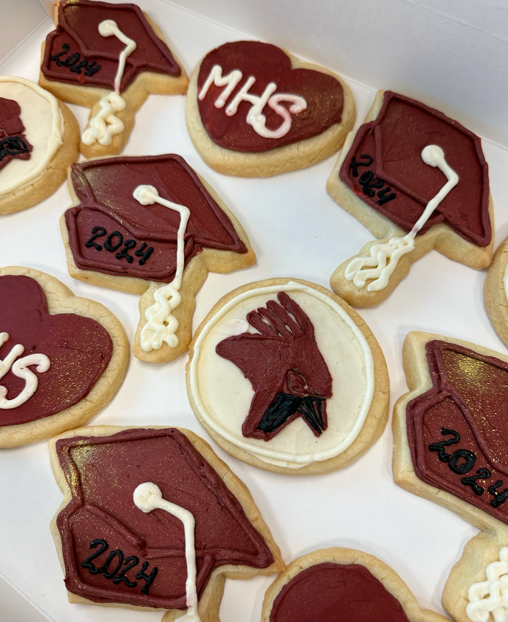 MHS Graduation Sugar Cookies | Miggy's Bakes